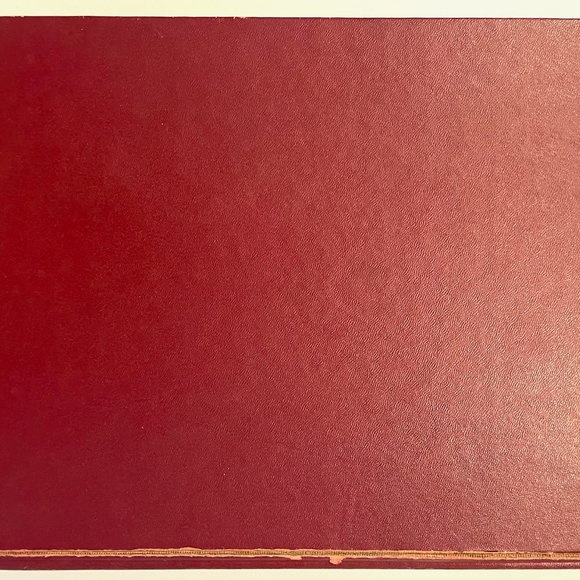 Accents | Red Vintage Historical Ilustrated Book | Poshmark